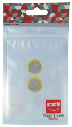 2 x CR2032 Battery with Tabs - SNES Super Nintendo, N64, NES & MegaDri ...